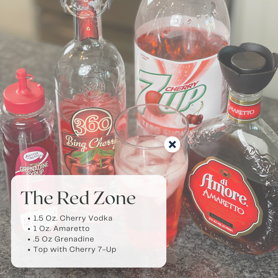 How to Make a Red Zone Cocktail – Team Cocktail