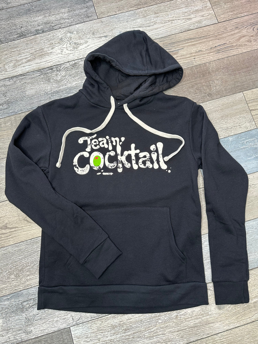 Team Cocktail Vintage Logo Unisex Hooded Sweatshirt