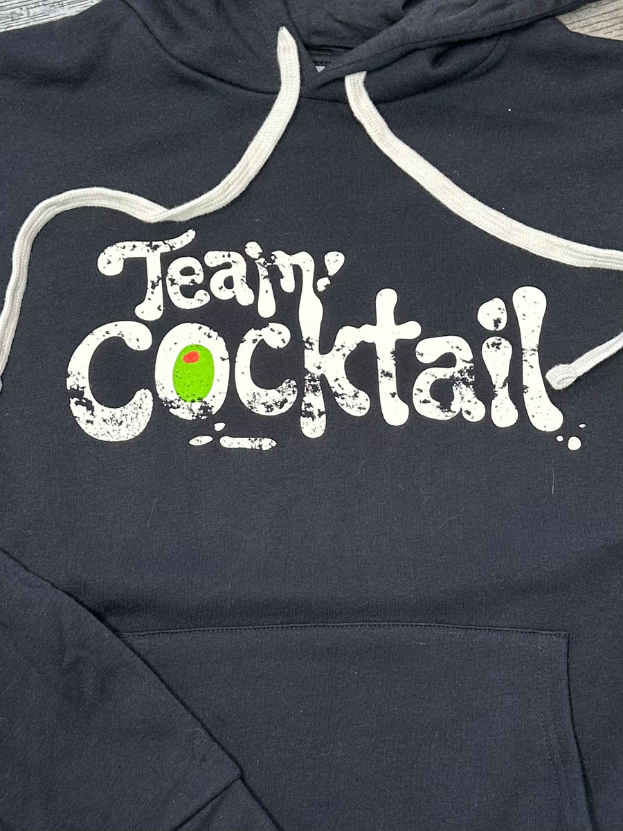 Team Cocktail Vintage Logo Unisex Hooded Sweatshirt